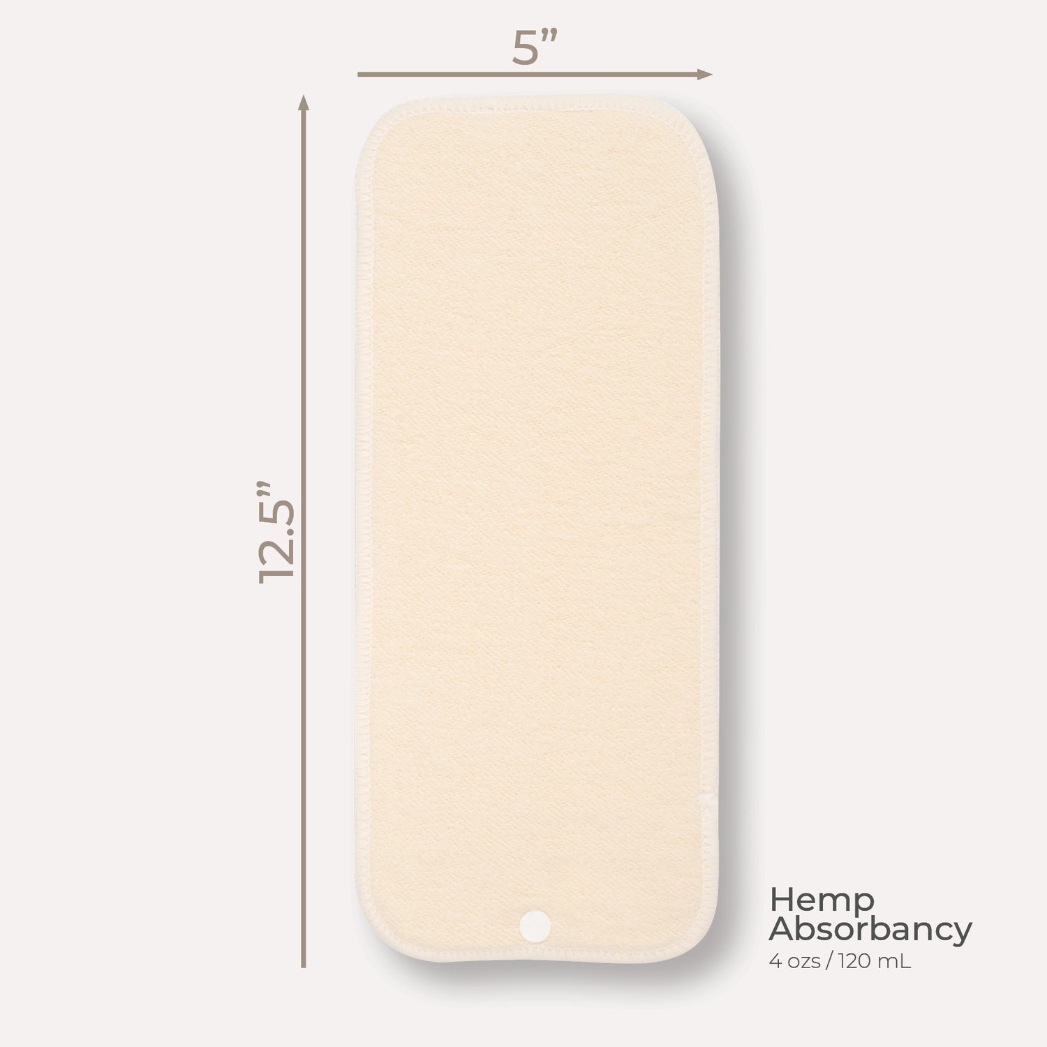 5-Pack 4-Layer Hemp Diaper Inserts with Snaps – Nora's Nursery