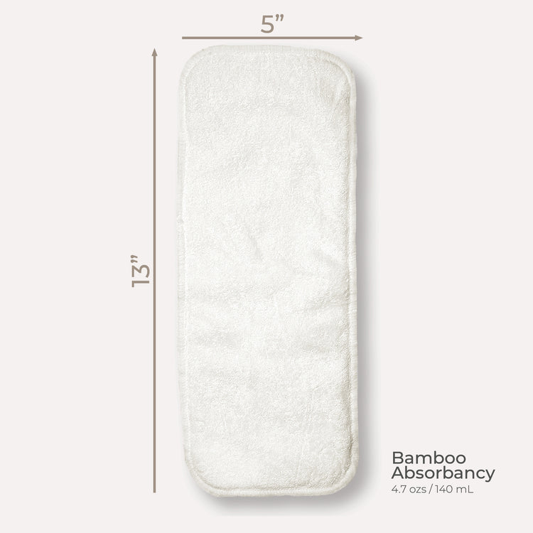 Bamboo Inserts 10 Pack for Reusable Cloth Diapers – Nora's Nursery