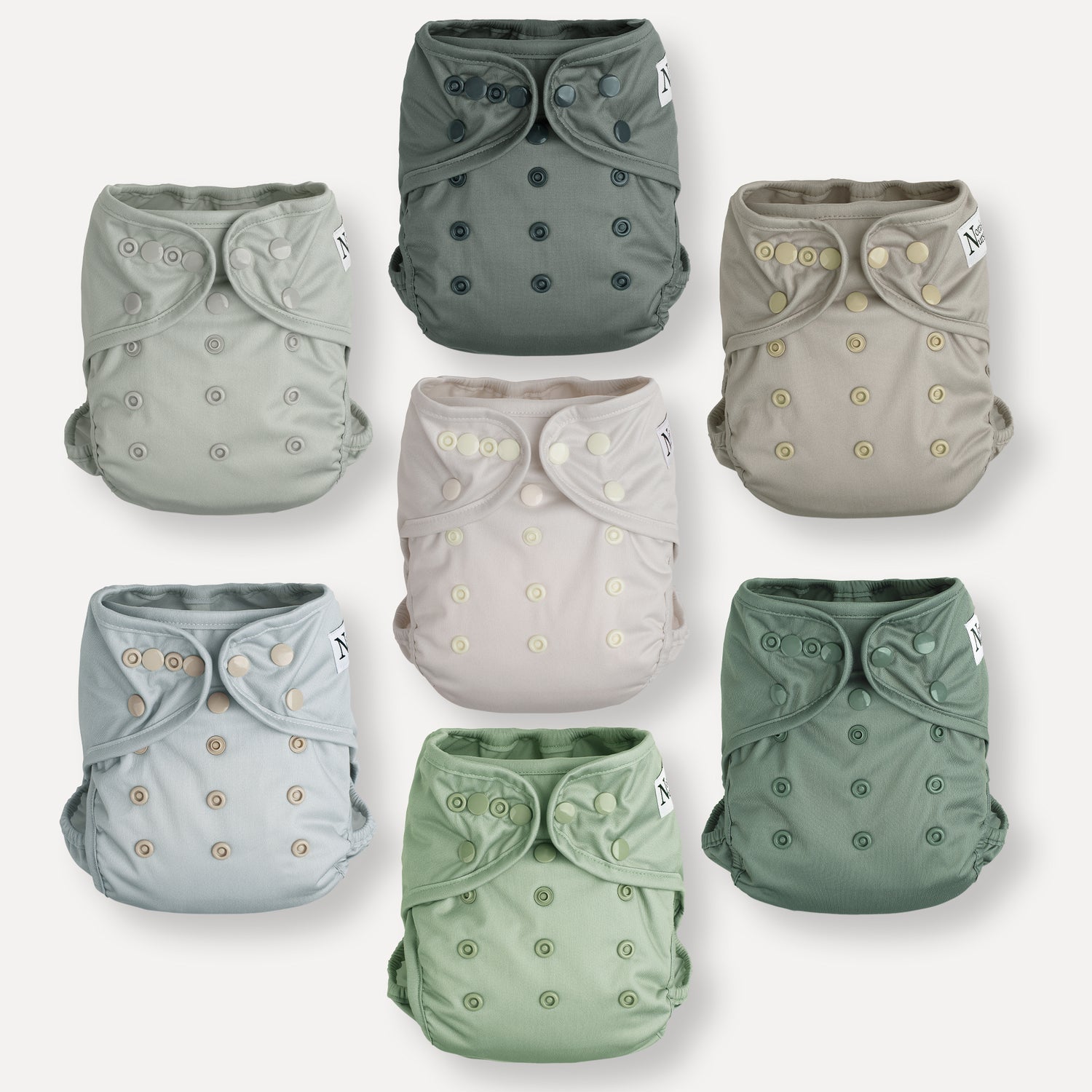 Morning Dew Diaper Covers 7 Pack with Wet Bag – Nora's Nursery