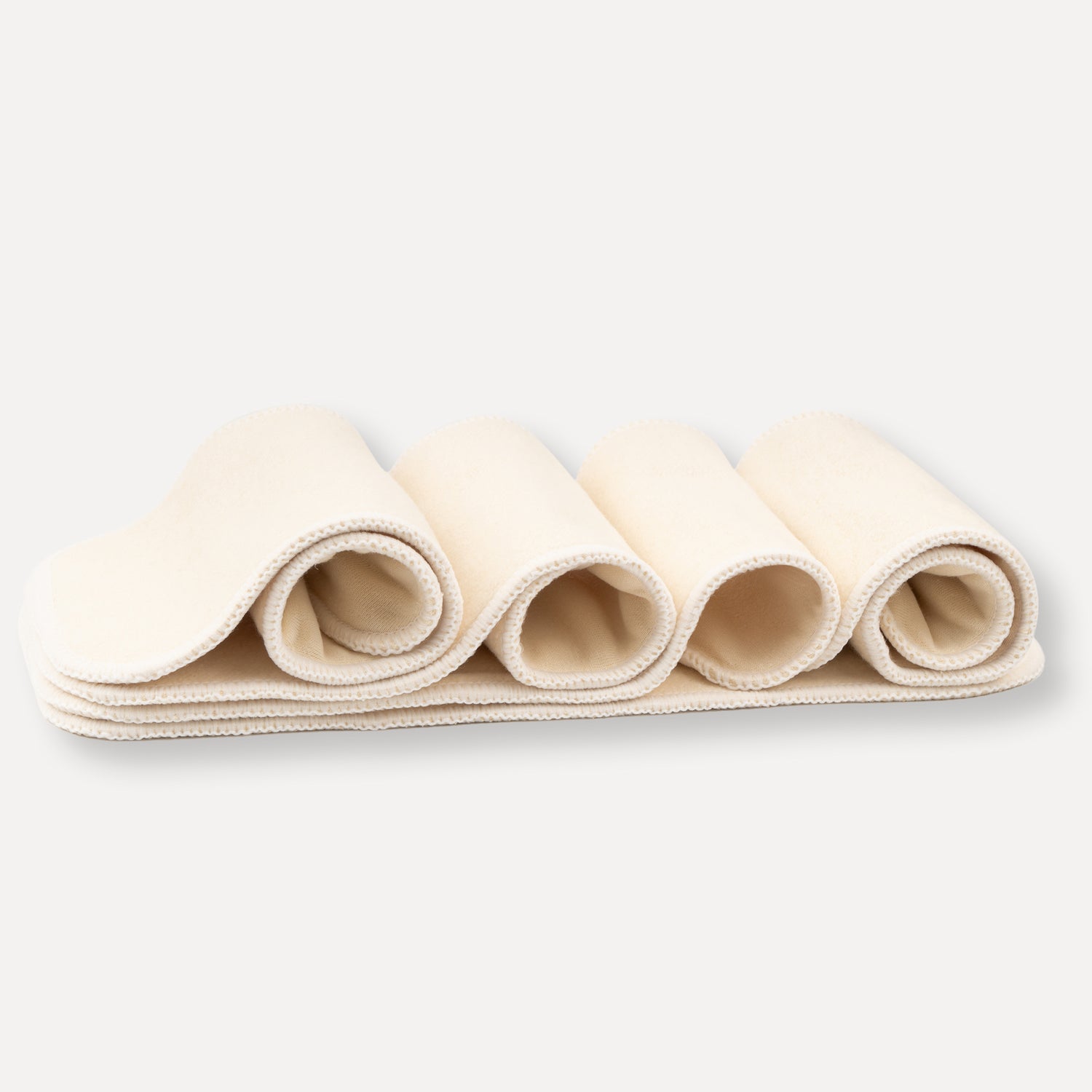 5-Pack 4-Layer Hemp Diaper Inserts with Snaps – Nora's Nursery