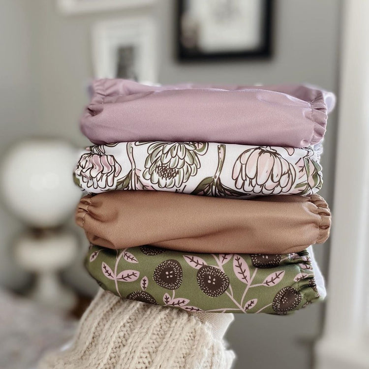 Meadow 4 Pack of Reusable Cloth Diapers – Nora's Nursery