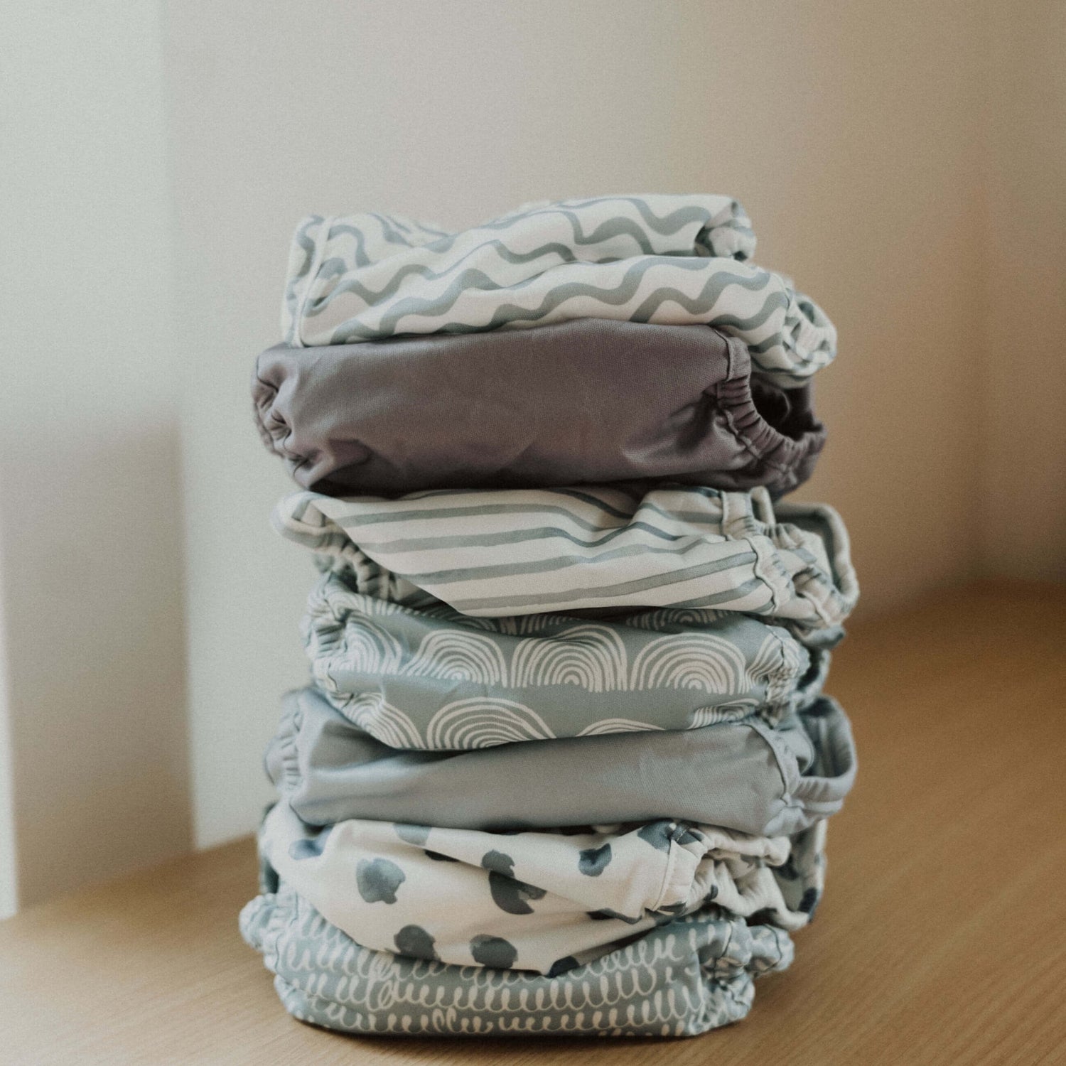 Something Blue Diaper Covers 7 Pack with Wet Bag – Nora's Nursery